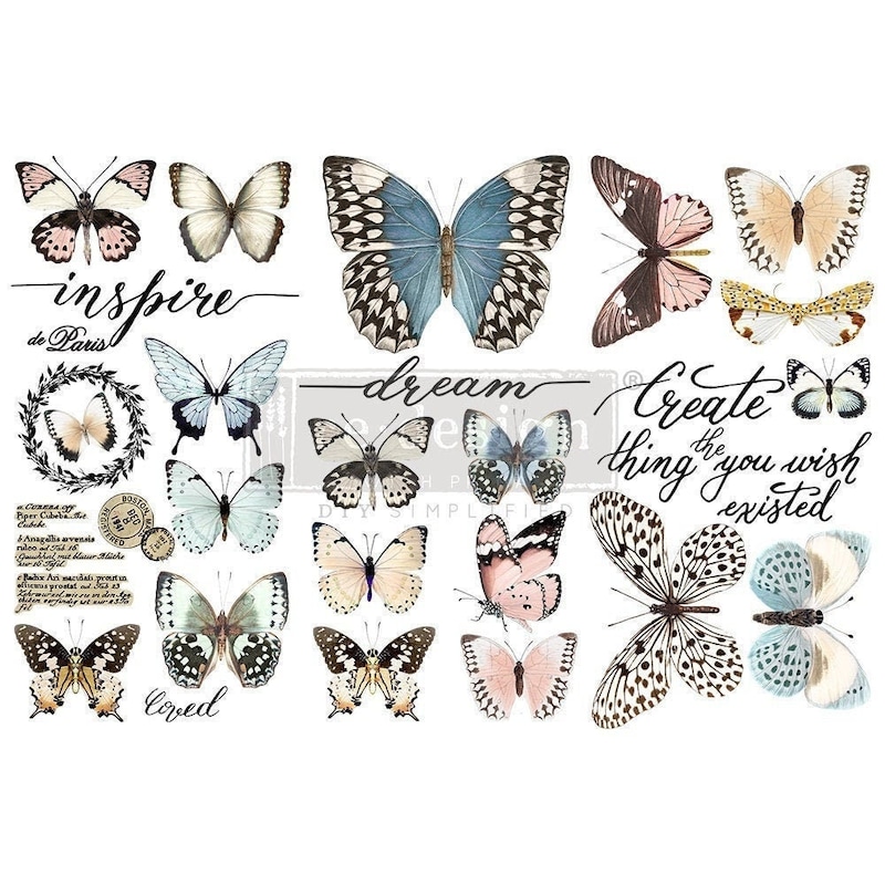 Butterfly Transfer - Etsy