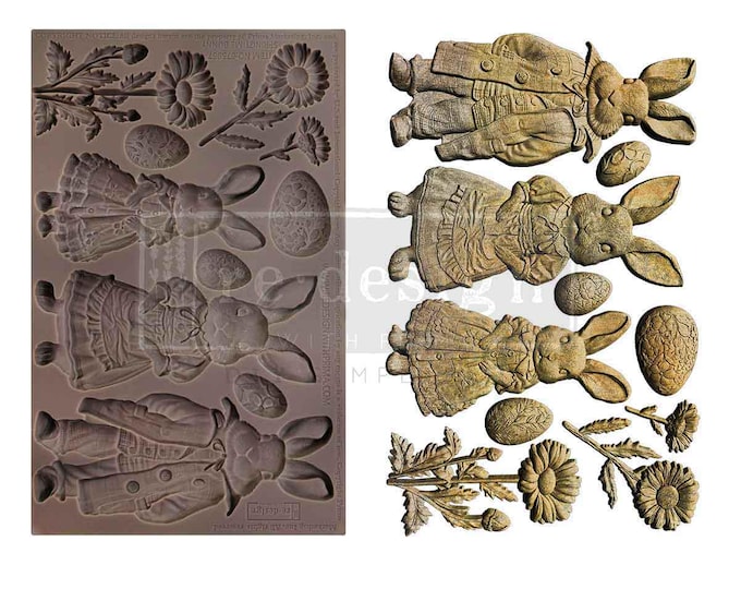 Redesign With Prima Molds SPRINGTIME BUNNY || Redesign With Prima ...