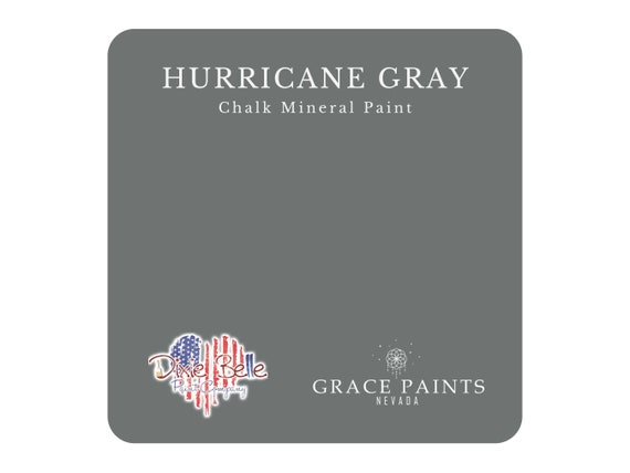 Dixie Belle Paint Chalk Mineral Paint Hurricane Gray - Etsy