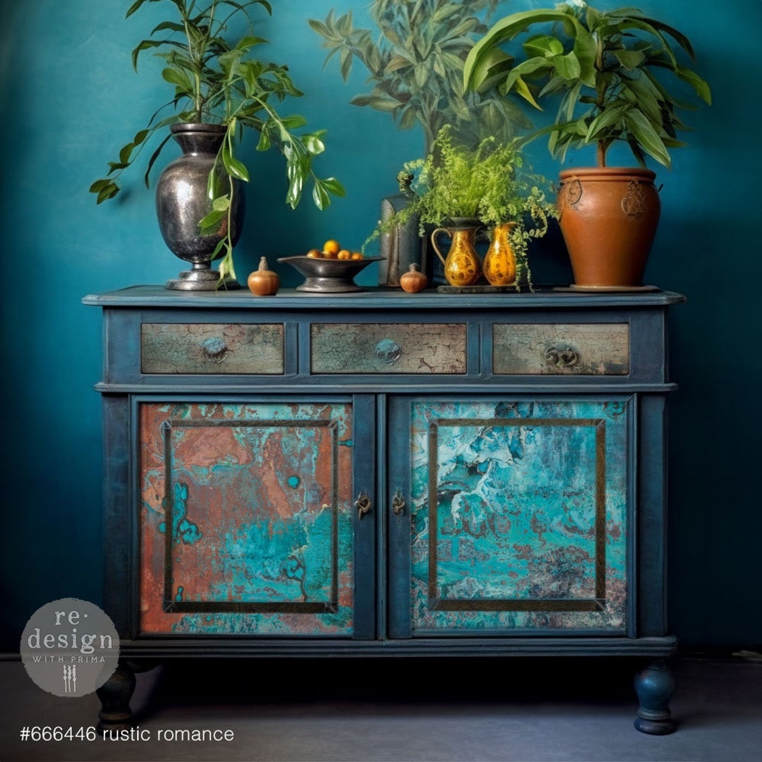 New! Rustic Romance Decoupage Paper for Furniture Redesign With Prima ...