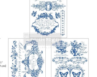 FRENCH LABELS Rub on Furniture Transfers, Redesign With Prima, Middy ...