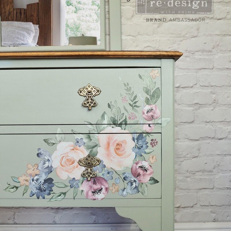Floral Transfers for Furniture - Etsy