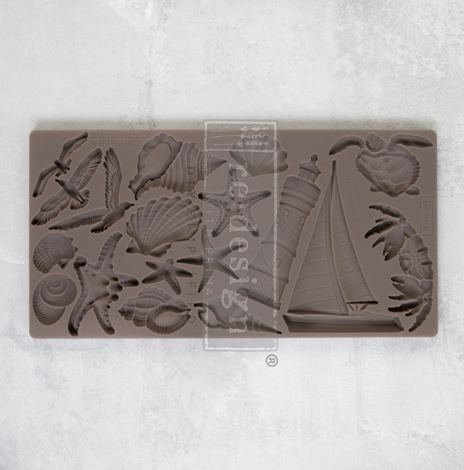 Silicone Mold for Baking and Resin Reef Elegance | Redesign With Prima ...