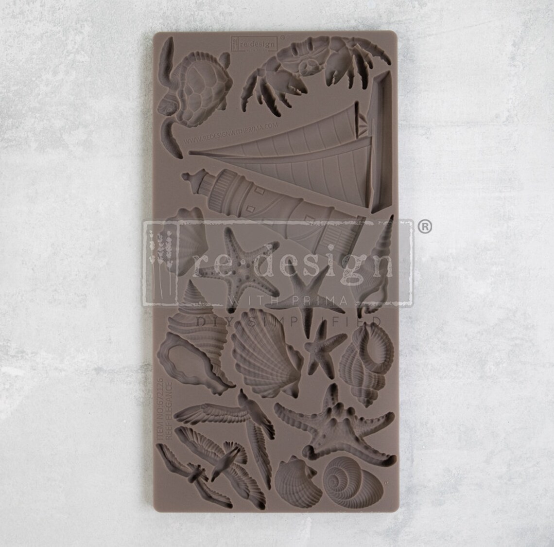 Silicone Mold for Baking and Resin Reef Elegance | Redesign With Prima ...