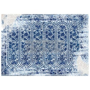 New the Blue House Decoupage Paper for Furniture Redesign With Prima A1 ...