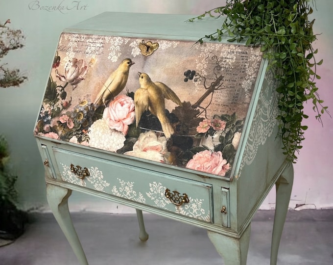 Blue Bird Decoupage Paper for Furniture Rice Paper Decoupage Large ...