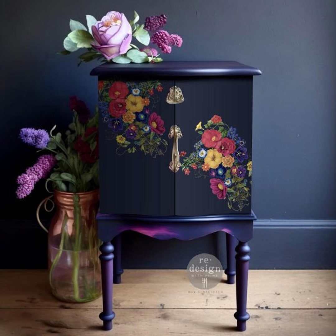 FLORAL KISS Rub on Transfers for Furniture, Redesign With Prima ...