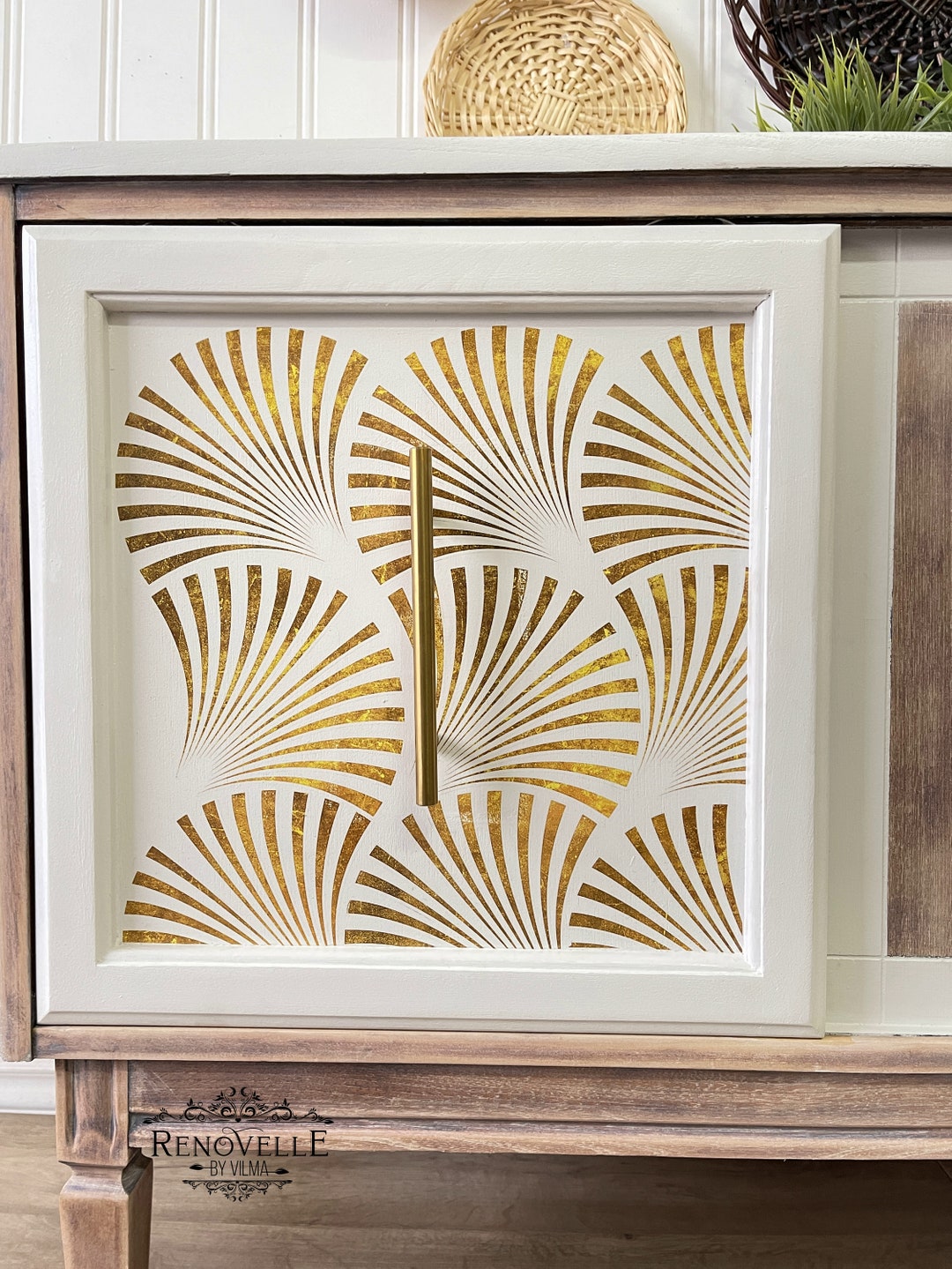 Rub on Furniture Transfers GEO WAVE | Redesign With Prima Transfers ...