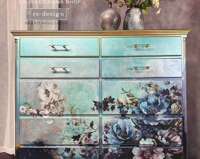 Decoupage Paper for Furniture FROGGY MEADOW GREENS || Redesign With ...