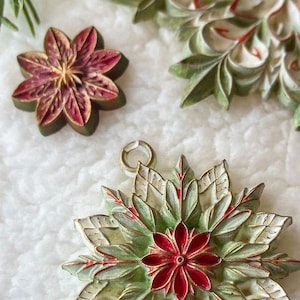 New! Snowflake Silicone Molds for Resin PAPERCRAFT CHARMS || Redesign ...