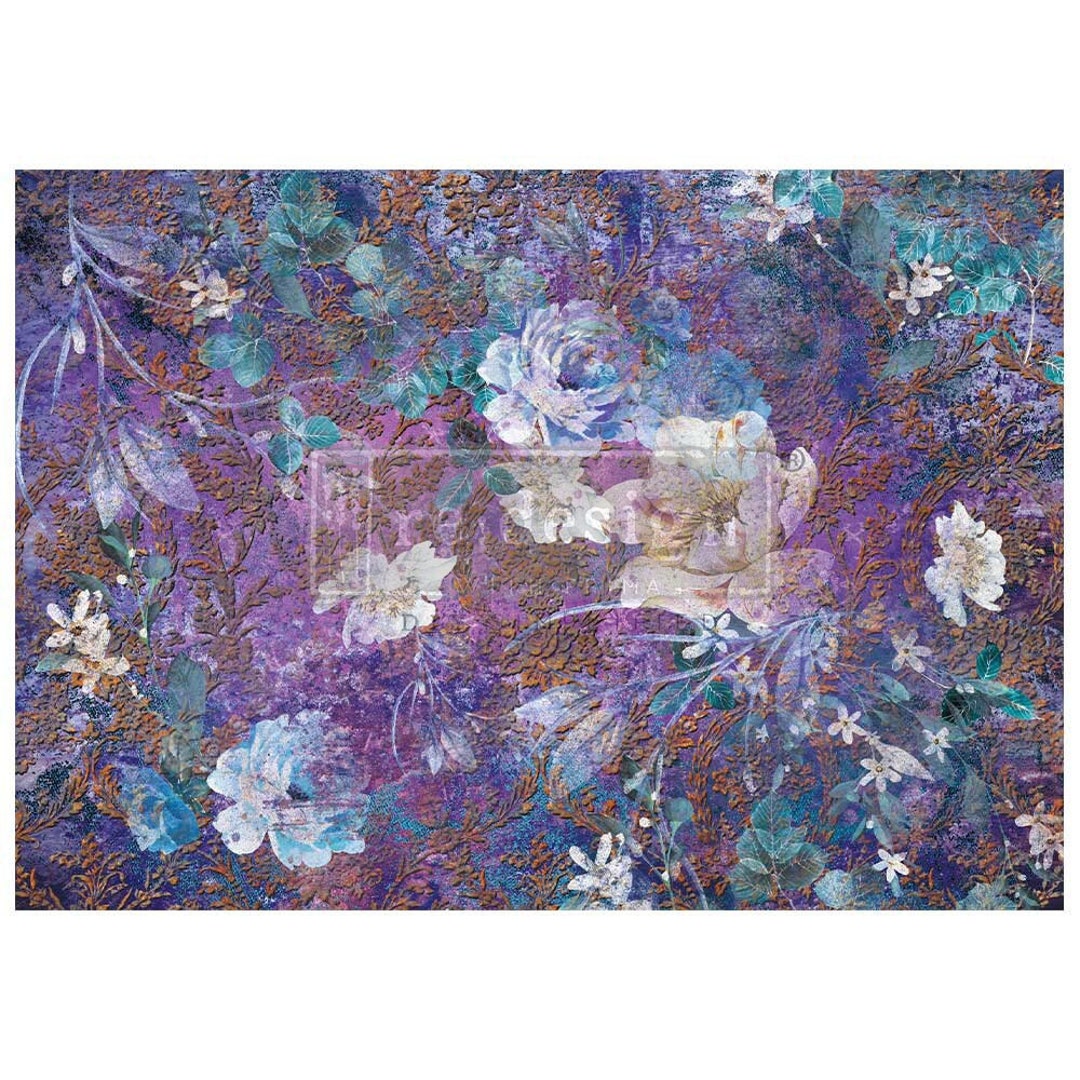 Magical Floral Large Decoupage Paper for Furniture | Redesign With ...