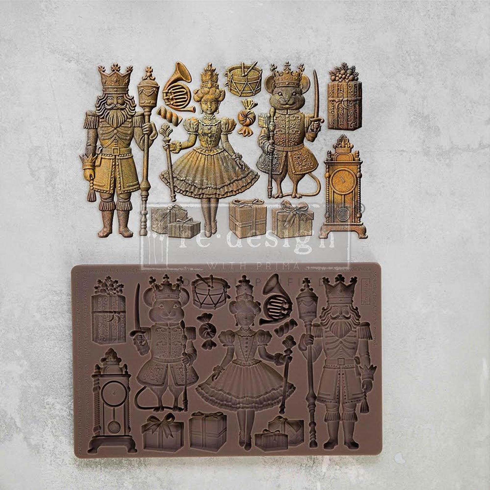 NUTCRACKER PARTY Mold || Silicone Mold for Resin || Redesign With Prima ...