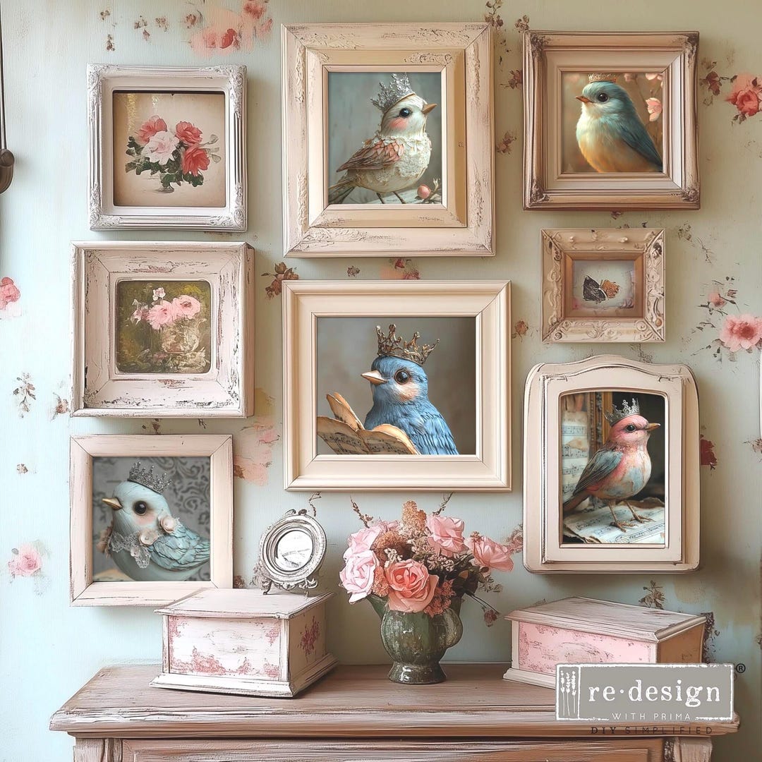 New! A3 Decoupage Paper Pack RUSTIC FLIGHT || Redesign With Prima ...