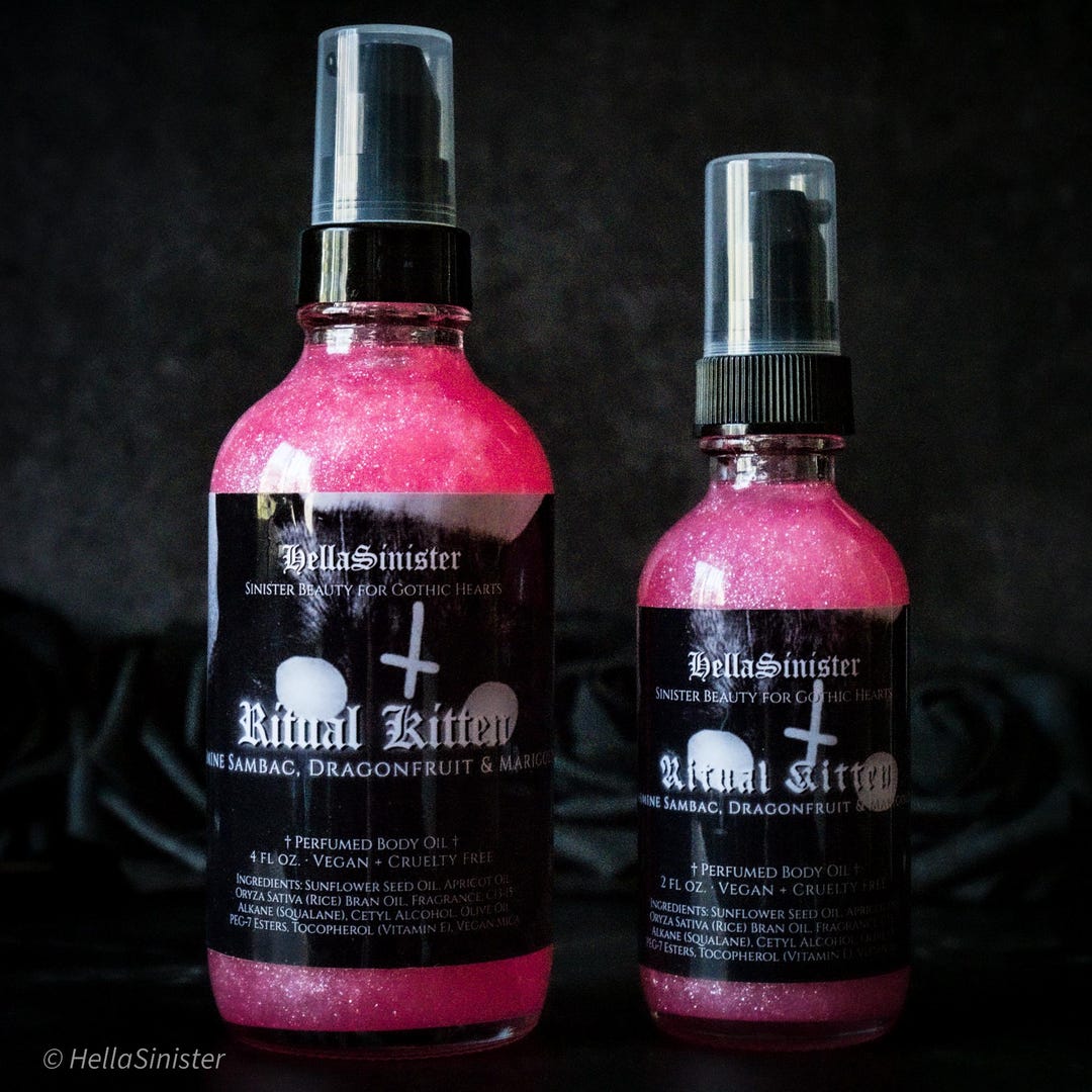 Perfumed Body Oil - Jasmine, Dragonfruit, Fruity Musk - Ritual Kitten ...