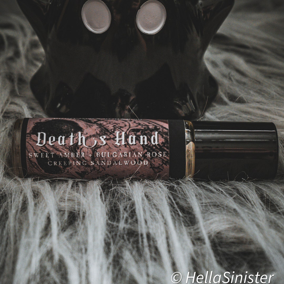 Deaths Hand Perfume Oil, Witchy Fall Fragrance, Gothic Perfumes, Spooky ...