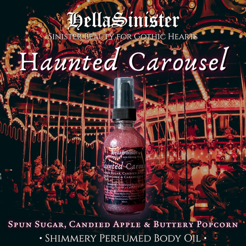 Haunted Carousel - Fall Gothic Perfume Body Oil - Spun Sugar, Candy ...