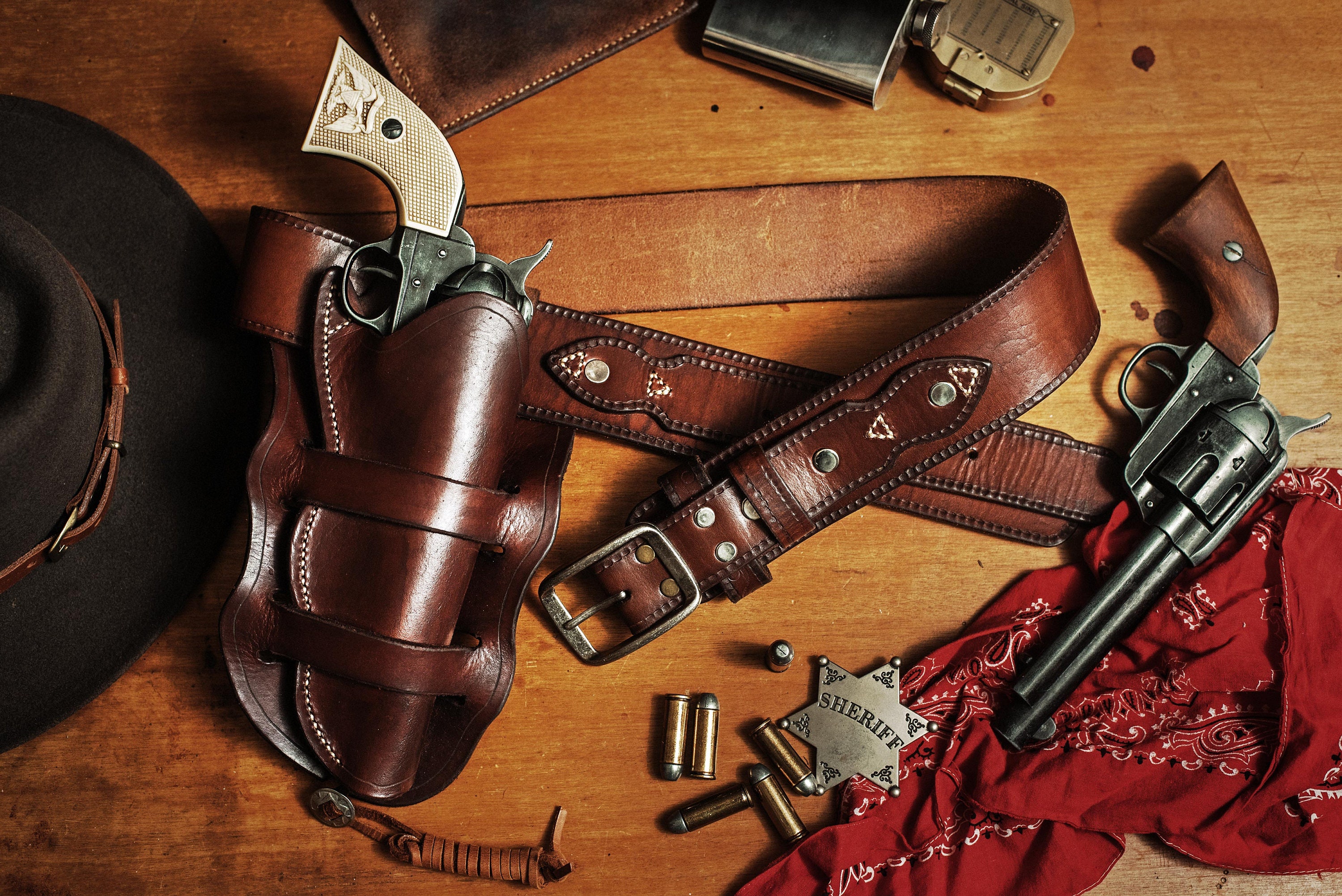 The "mesquite" Rig, Mexican Double Loop Holster, Colt SAA M 1873 ...