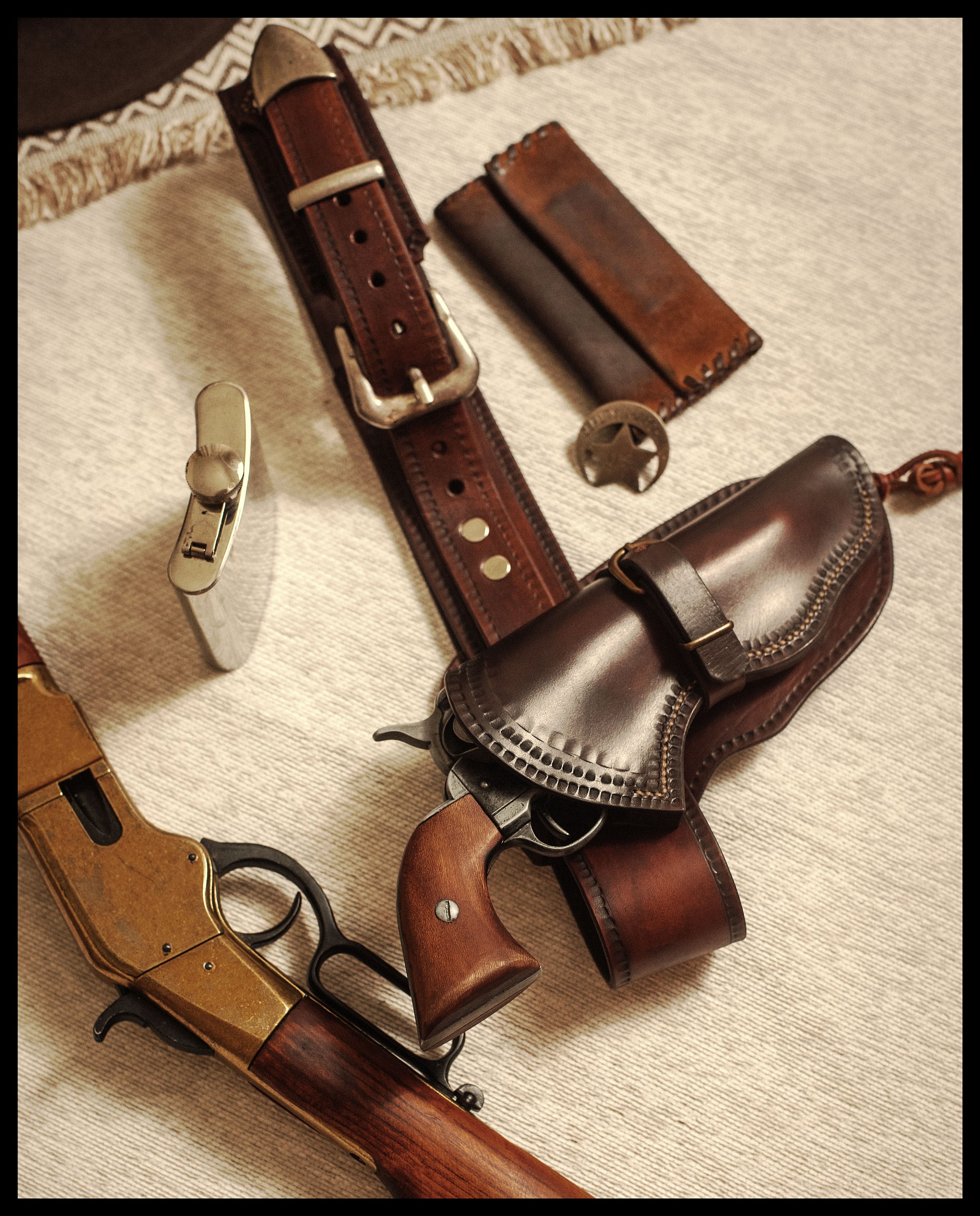 The "sonora" Rig, 5.5" Peacemaker Holster, Colt SAA M 1873, Handmade ...