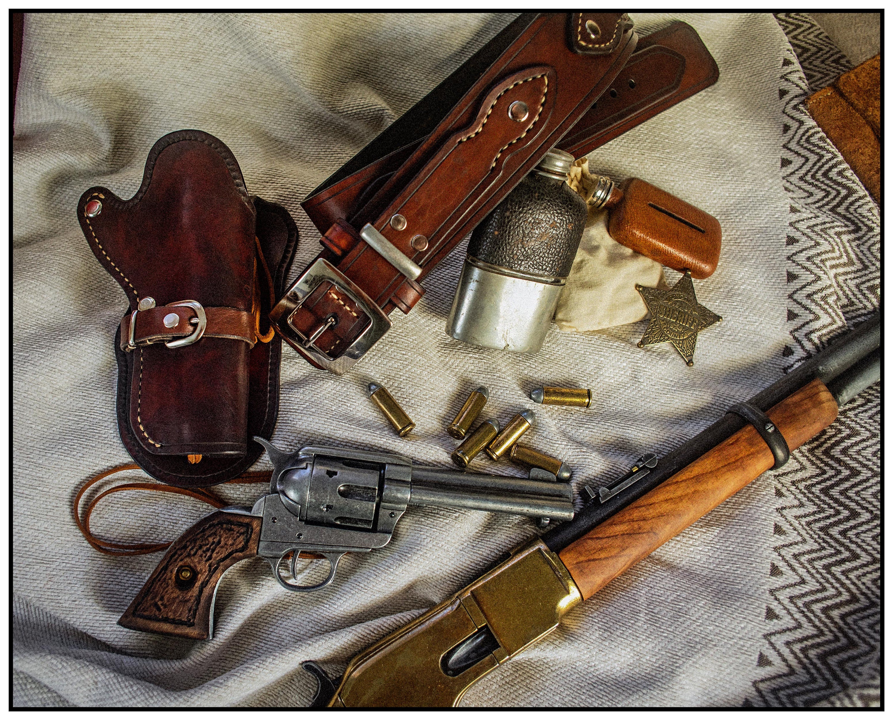 The vaquero Rig, Peacemaker, Colt SAA M 1873, Handmade Natural Leather ...