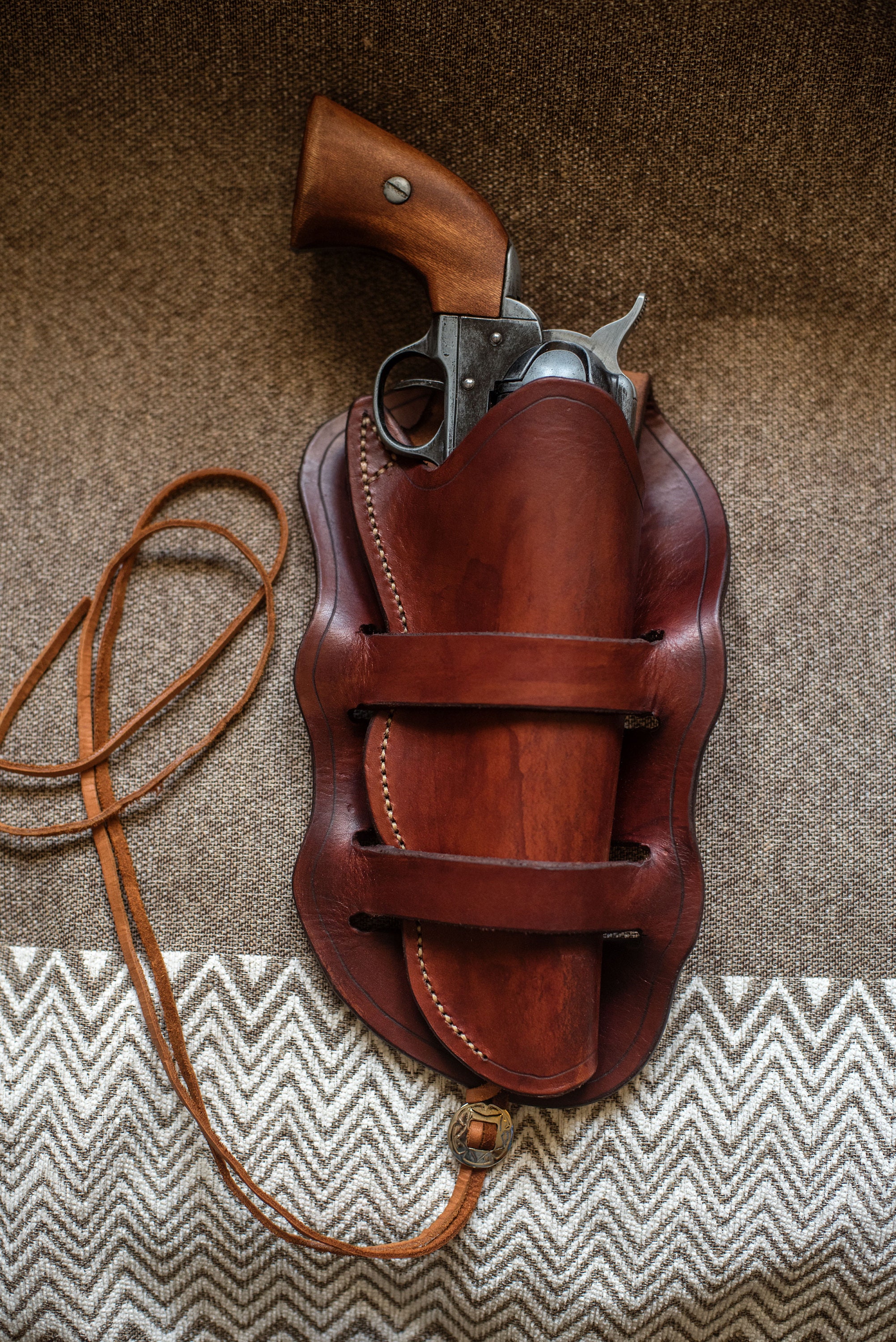 The "mesquite" Rig, Mexican Double Loop Holster, Colt SAA M 1873 ...