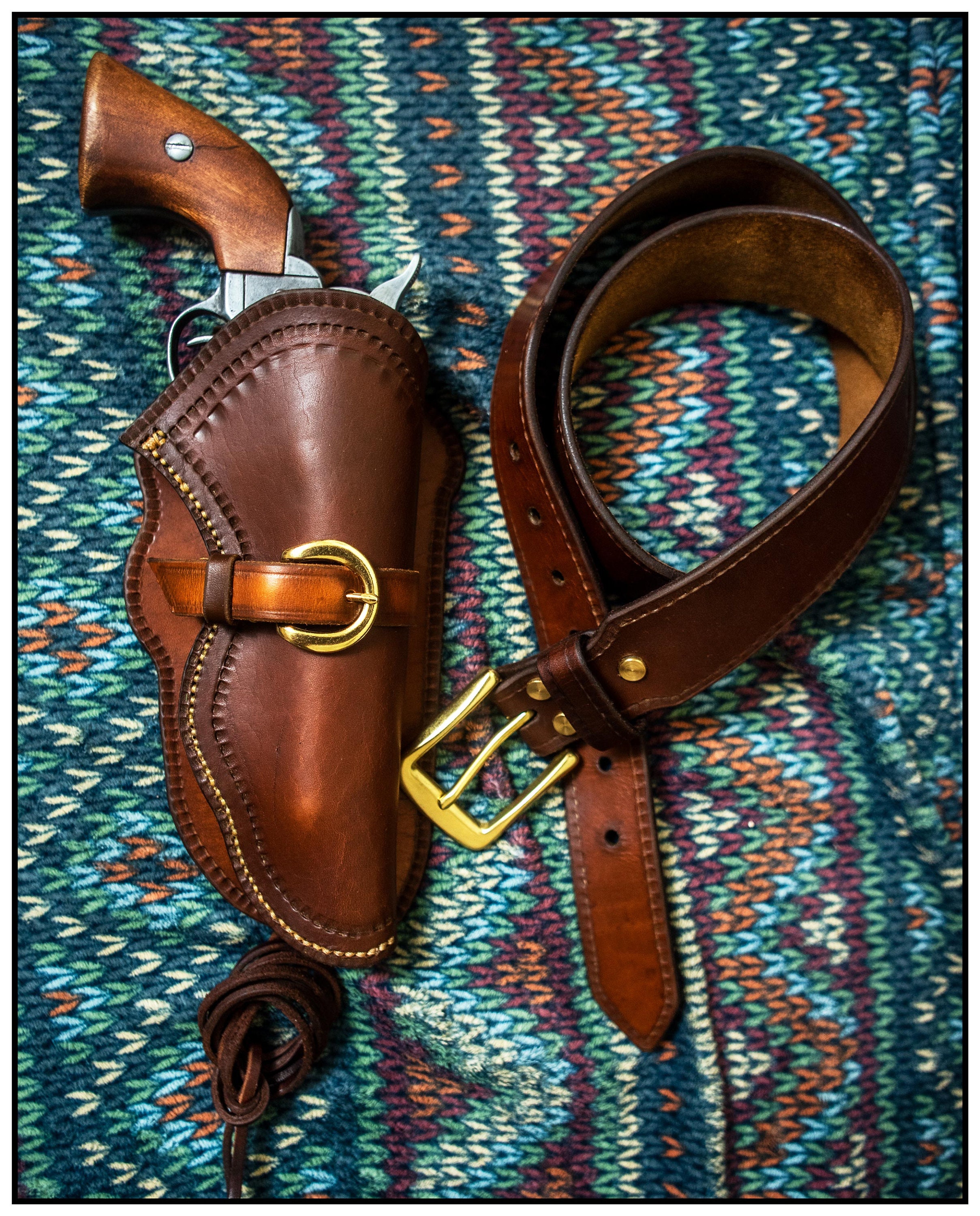 The "sonora" Rig, 5.5" Peacemaker Holster, Colt SAA M 1873, Handmade ...