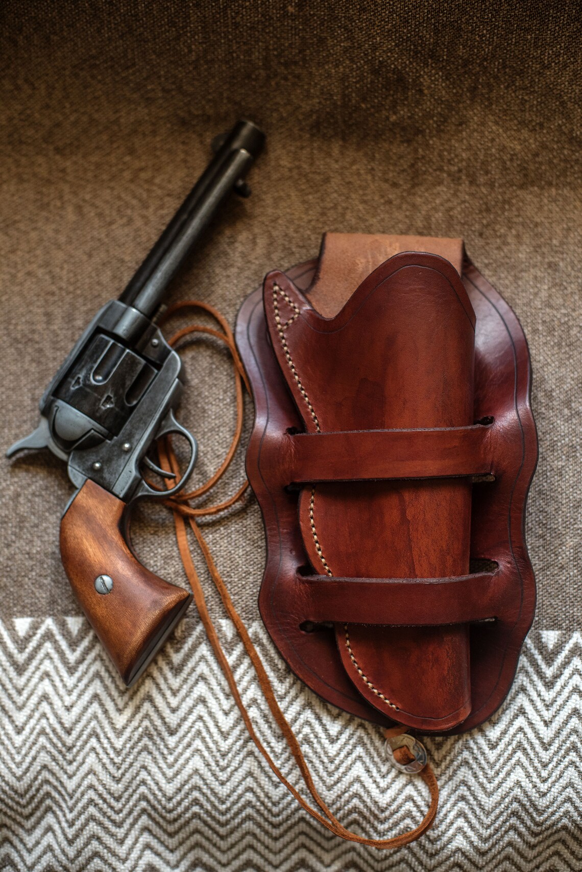 The "mesquite" Rig, Mexican Double Loop Holster, Colt SAA M 1873 ...