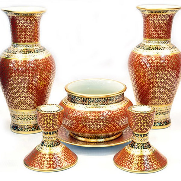 Benjarong Set - Etsy