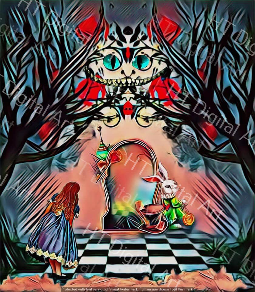 Printable Art: Down the Rabbit Hole - Etsy