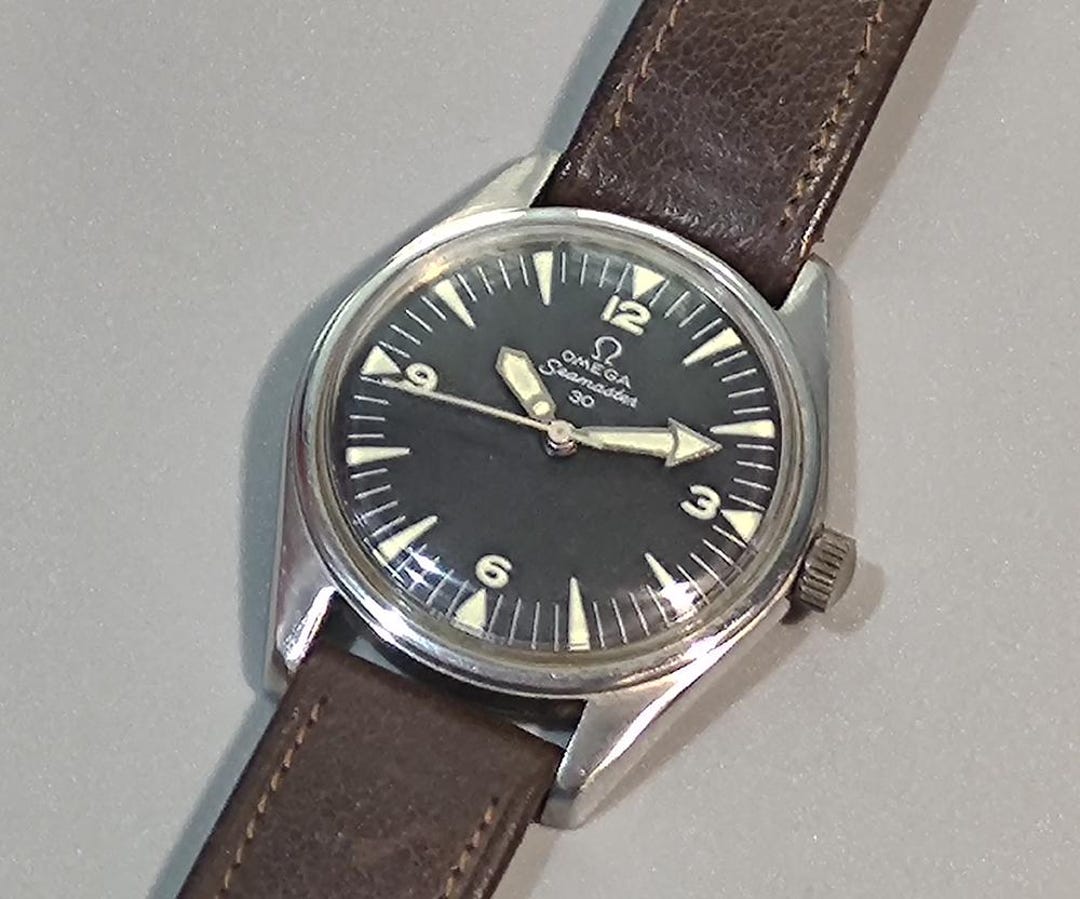 Vintage Omega Seamaster 30 P.A.F. Military Watch. Military Issue for ...