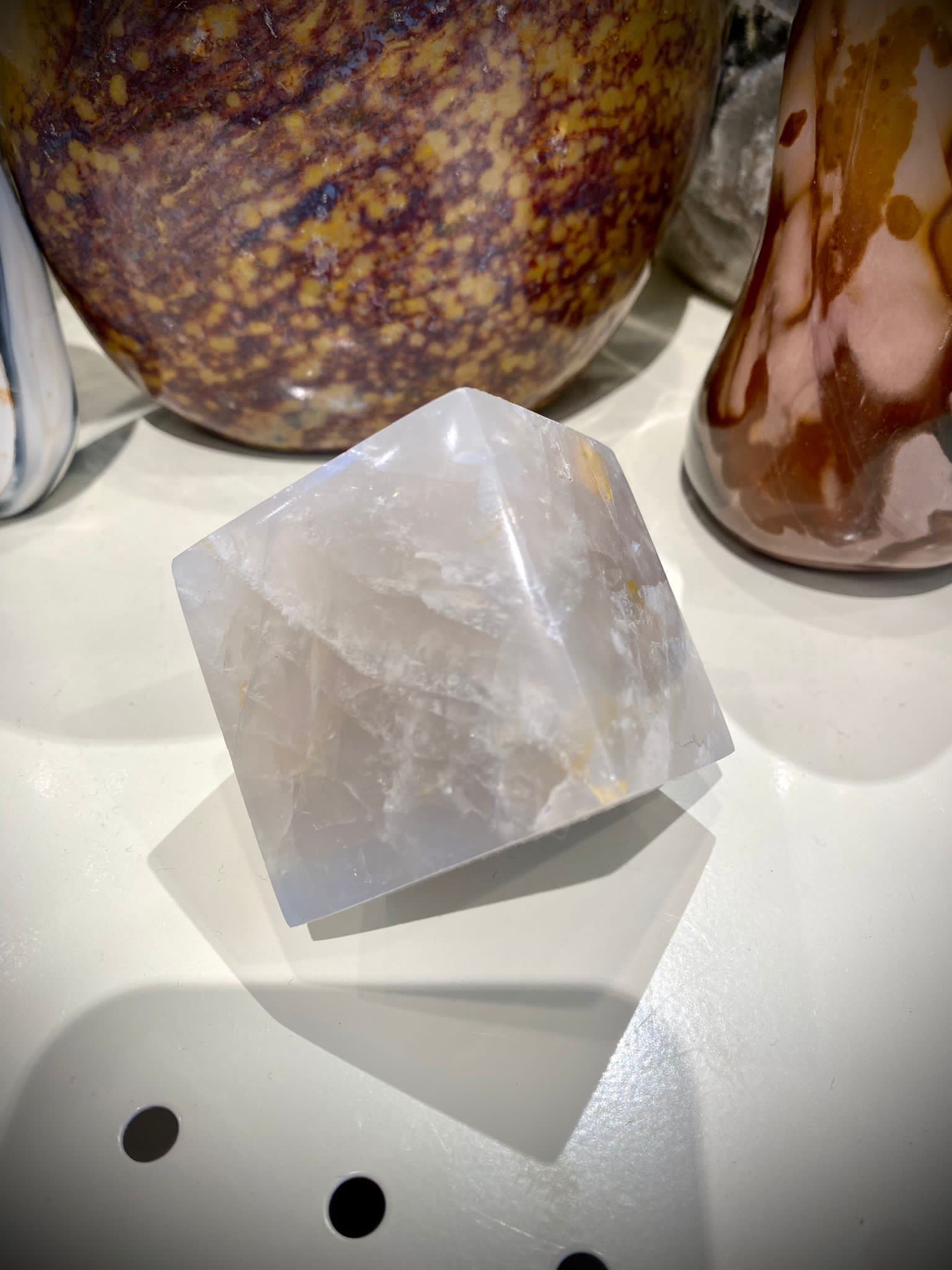 Crystal Quartz Square Cube Shaped Rock Yoga Healing Crystals | Etsy