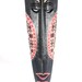 Wooden Tribal Long Mask Black Hand Carved With Batik Details - Etsy