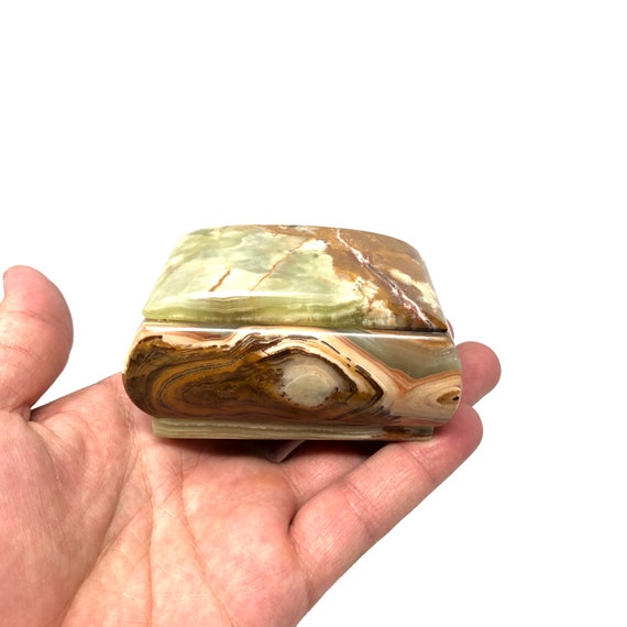 Onyx Stone Jewelry Rectangular Box with Cover Multifunctional | Etsy