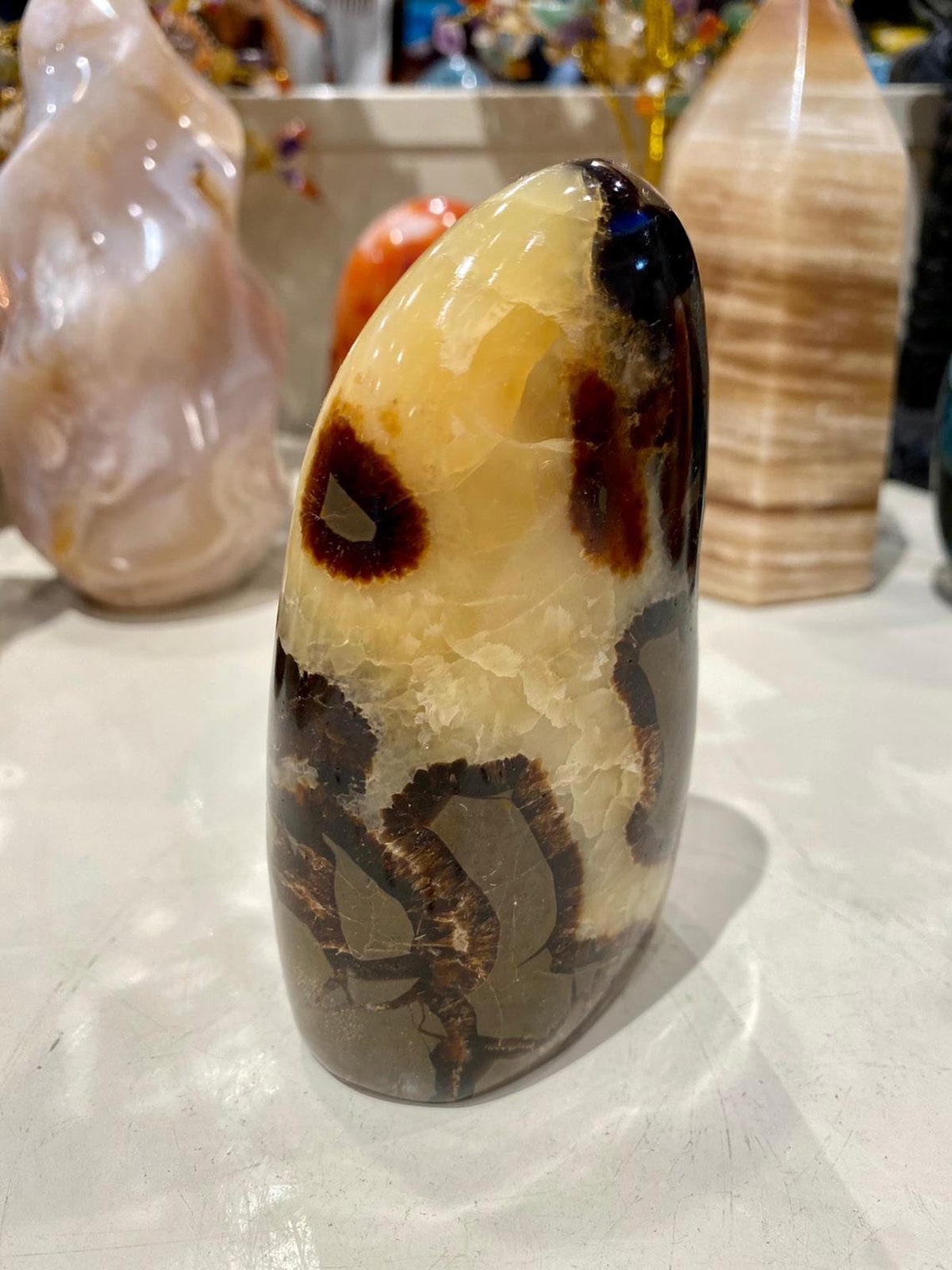 Septarian Crystal Dragon Eye Stone Healing Crystals Dragon 4 - Etsy