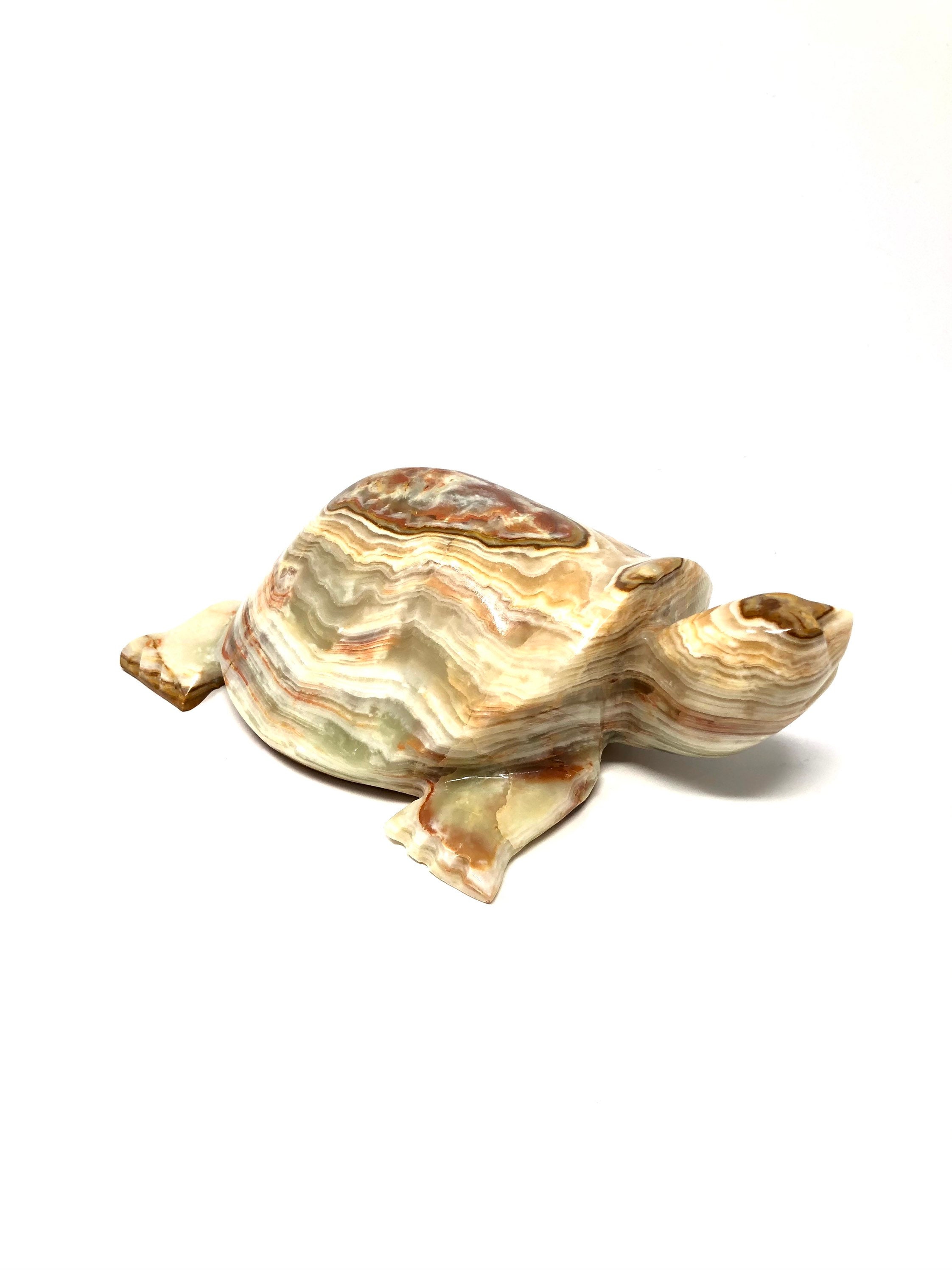 Turtle Large Statue Solid Heavy Marble Stone Carving | Etsy