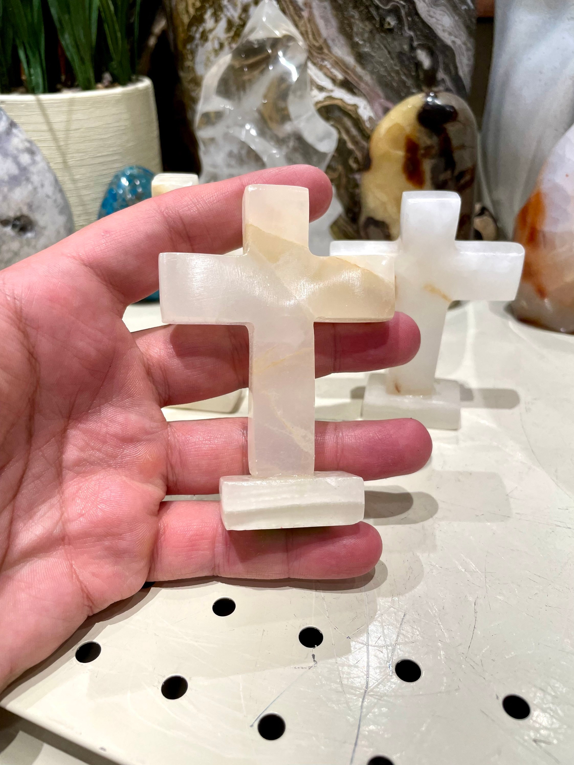 Marble Cross Small Figurine Stone Hand Made - Etsy