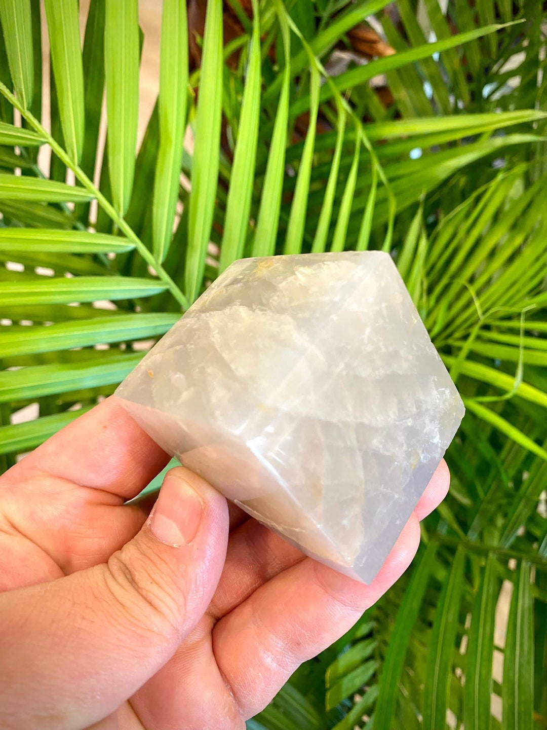 Crystal Quartz Square Cube Shaped Rock Yoga Healing Crystals Decor 2x2 ...