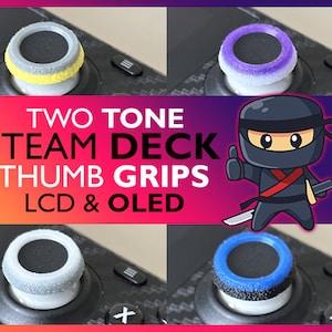 Steam Deck OLED / LCD Two-tone Thumb Grips - Fully Functional ...