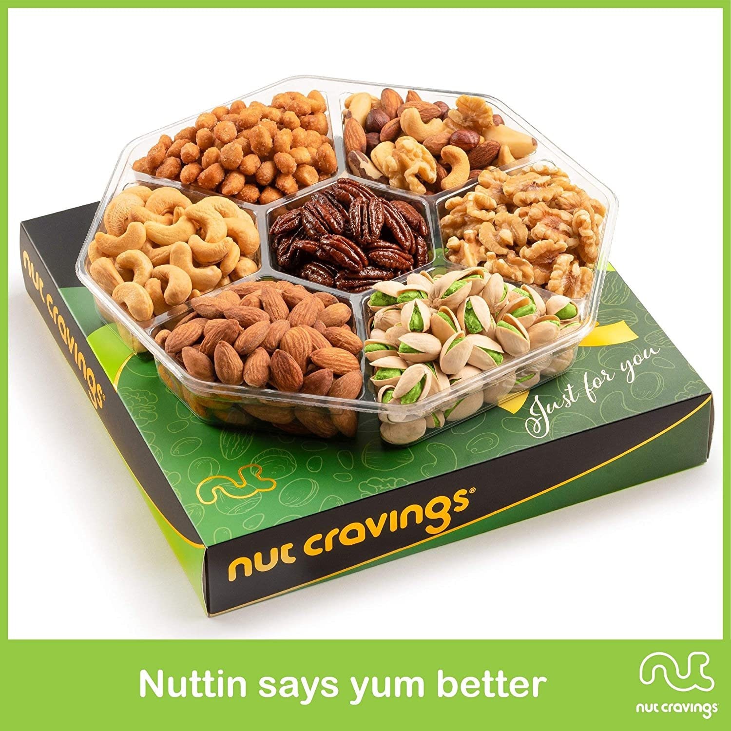Deluxe Mixed Nuts Gift Basket: A Perfect Present for Any Occasion in a ...