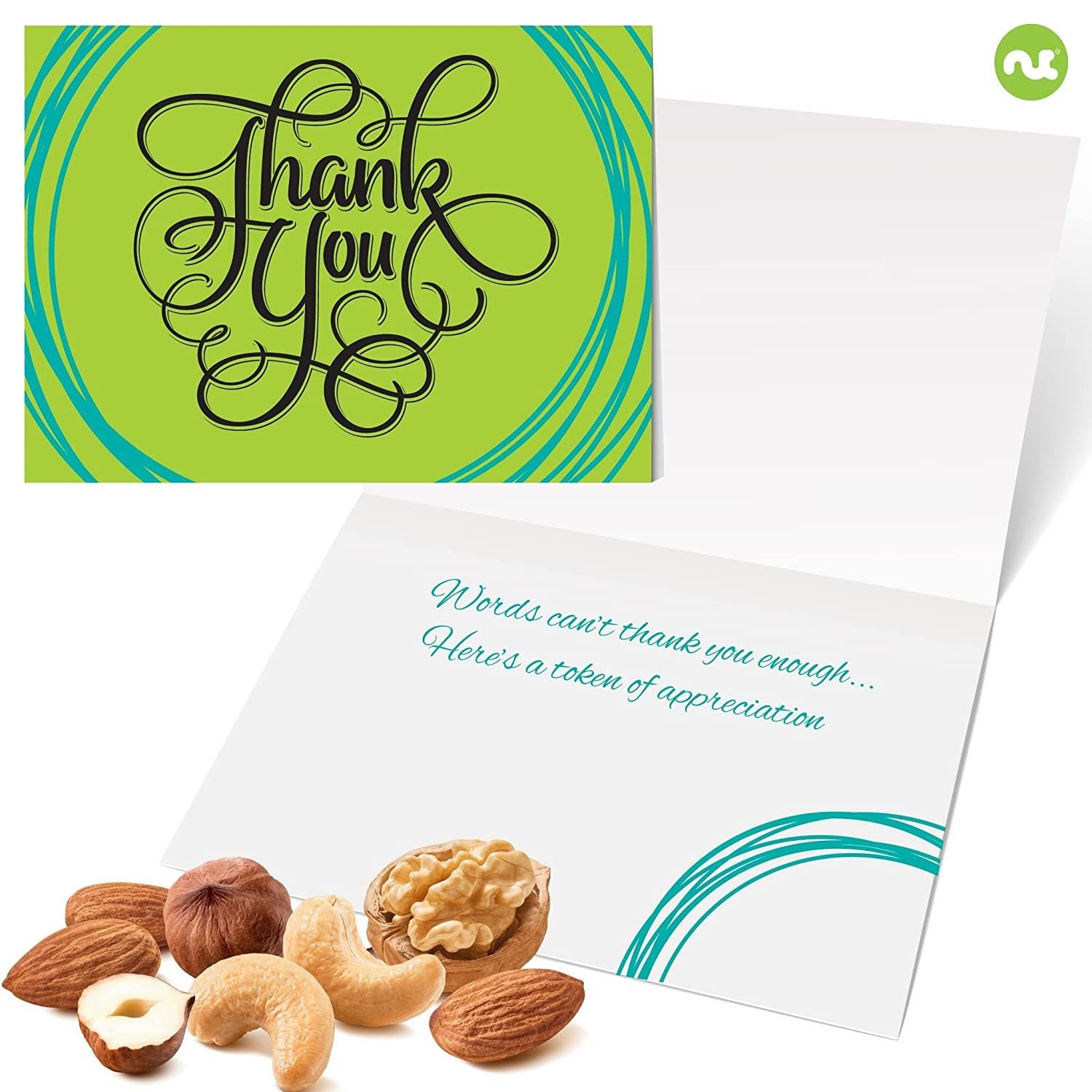 Thank You Tower Gift Basket, Gourmet Nuts & Dried Fruits With Thank You ...