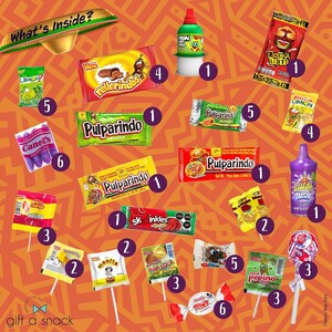 Mexican Candy Variety Pack Mix, Dulces Mexicanos Surtidos, Bulk Assortment Spicy Sweet Sour ...