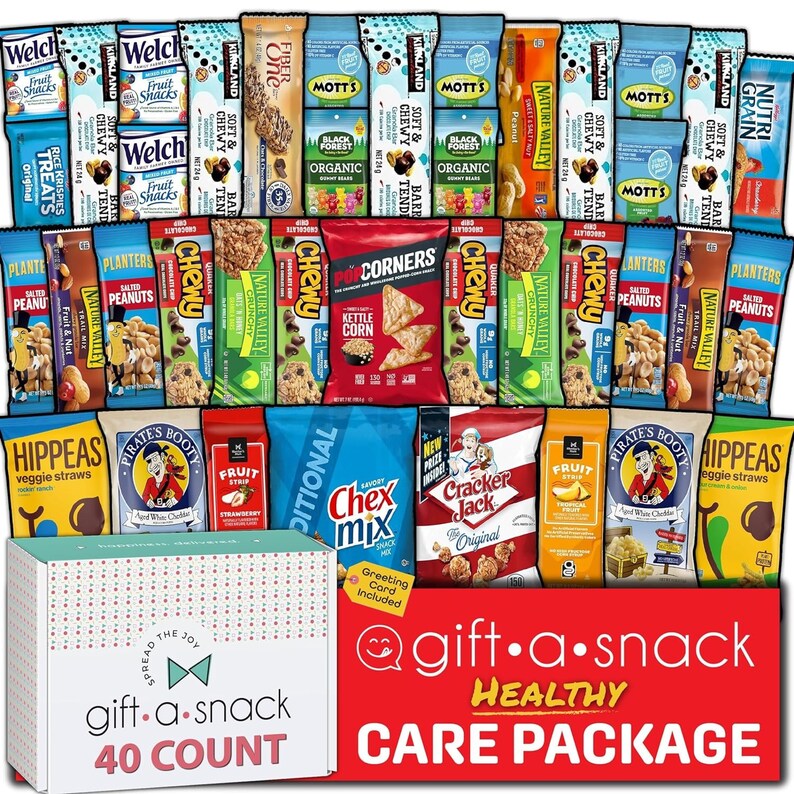 Christmas Candy Stocking Stuffers Holiday T Basket Healthy Snack Box Care Package Greeting