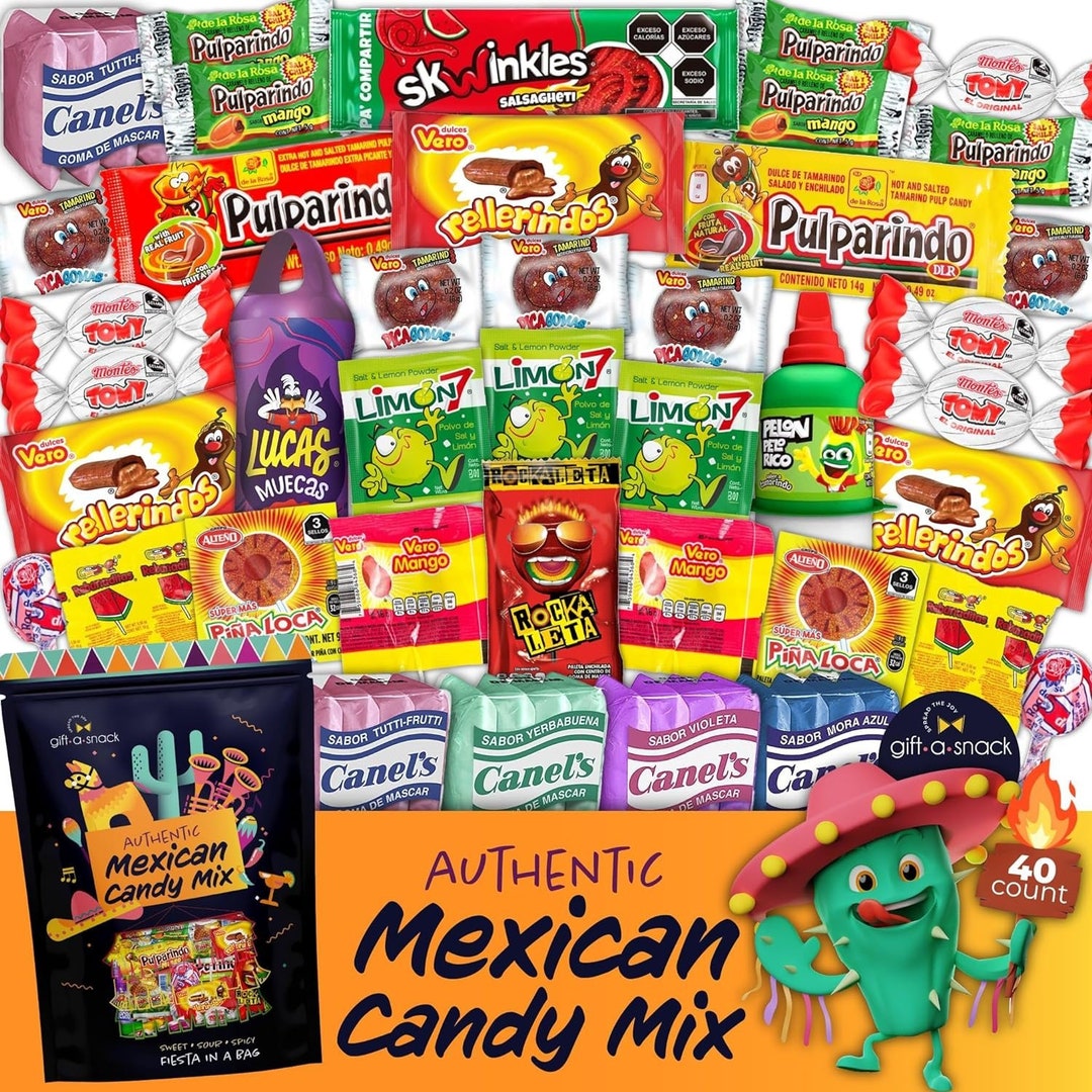 Mexican Candy Variety Pack Mix, Dulces Mexicanos Surtidos, Bulk ...