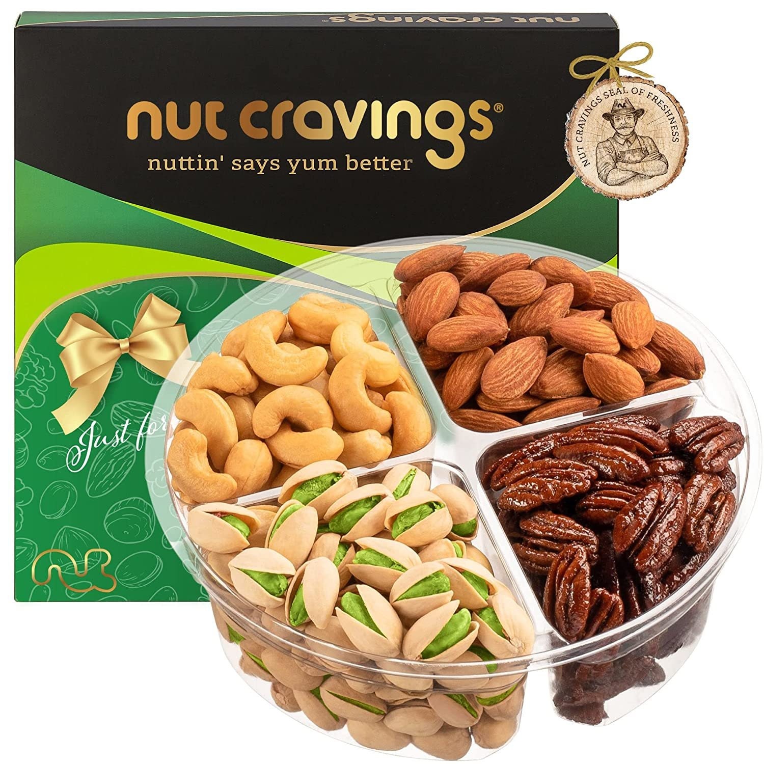 Deluxe Mixed Nuts Gift Basket: A Perfect Present for Any Occasion in a ...