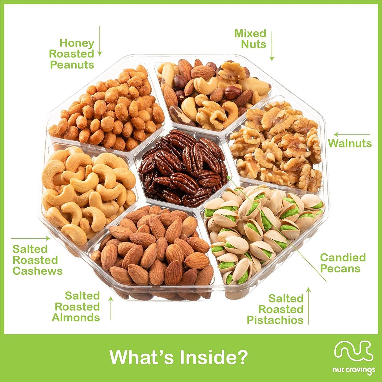 Deluxe Mixed Nuts Gift Basket: A Perfect Present for Any Occasion in a ...