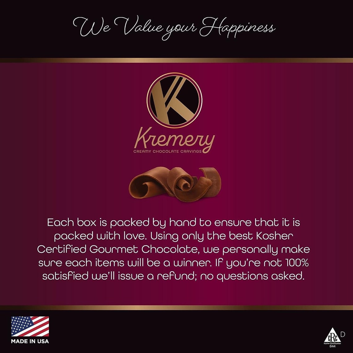 Kremery - Dark Milk Chocolate Covered Pretzel Gift Basket Assorted ...