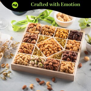 Nut Cravings Gourmet Collection - Mixed Nuts Gift Basket in Reusable ...