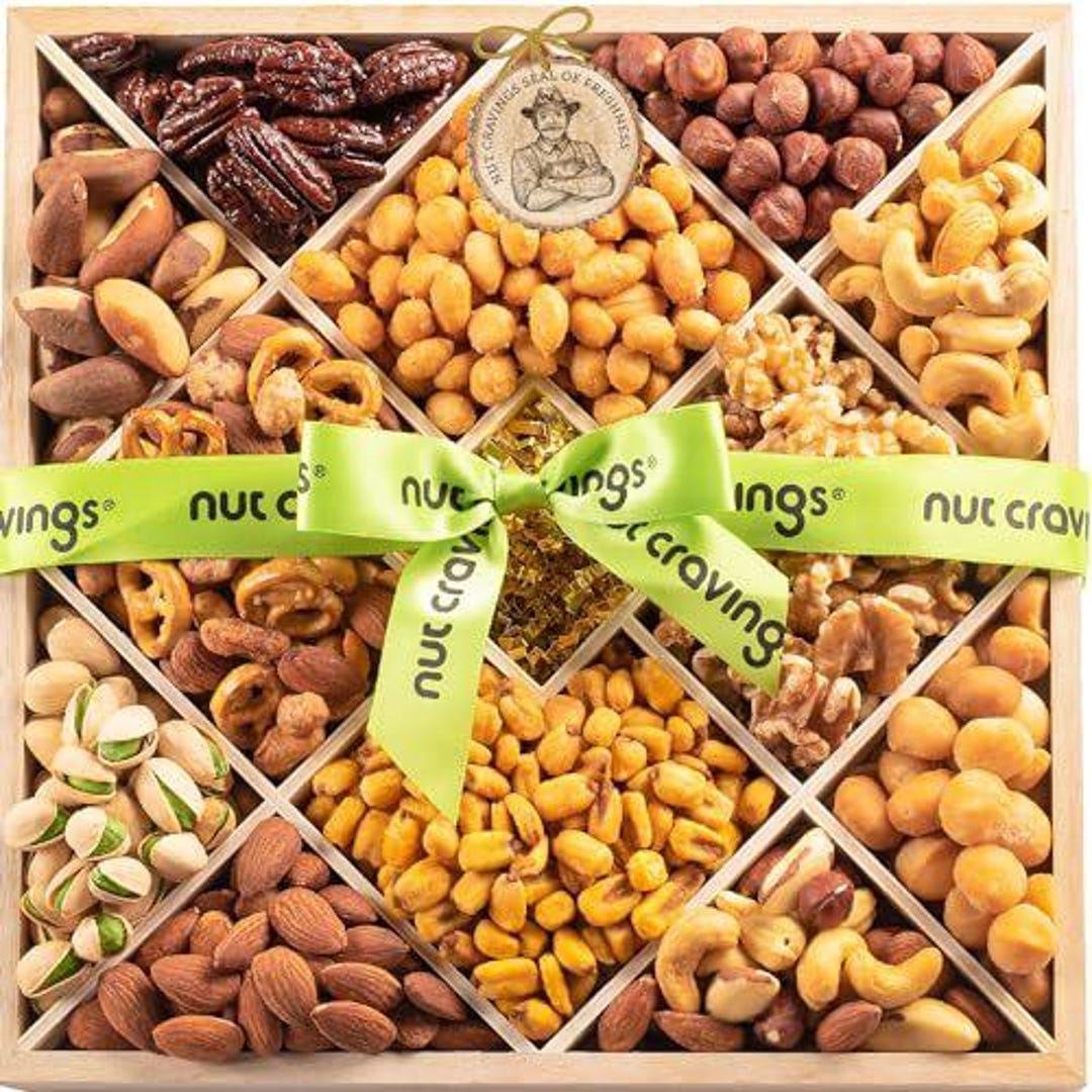 NUT CRAVINGS Gourmet Collection - Holiday Christmas Mixed Nuts Gift ...