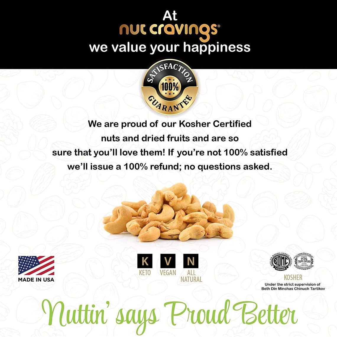Delightful Assortment of Mixed Nuts in Elegant White Gold Box - Perfect ...
