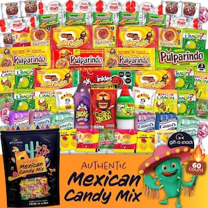 Mexican Candy Variety Pack Mix, Dulces Mexicanos Surtidos, Bulk ...