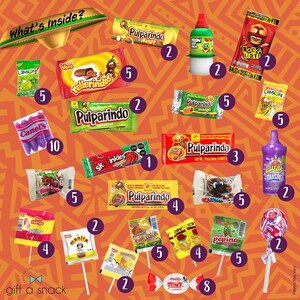 Mexican Candy Variety Pack Mix, Dulces Mexicanos Surtidos, Bulk ...